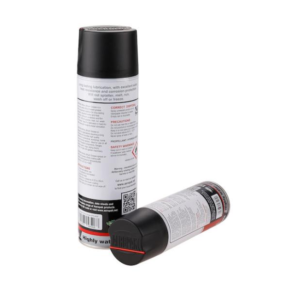 Quality Heat Resistant Multi Purpose Lubricant Spray Aeropak White Lithium Grease for sale