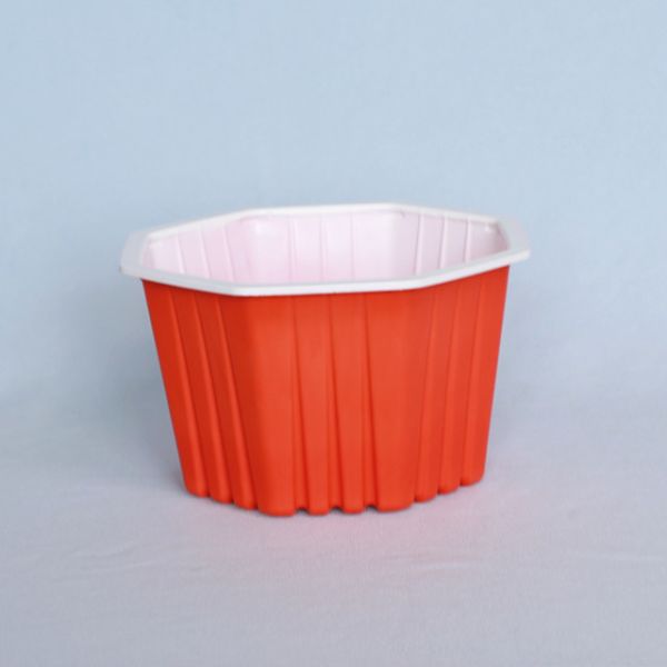 125 X100Mm Take Out Containers Plastic Octagonal Food Packing Container ...