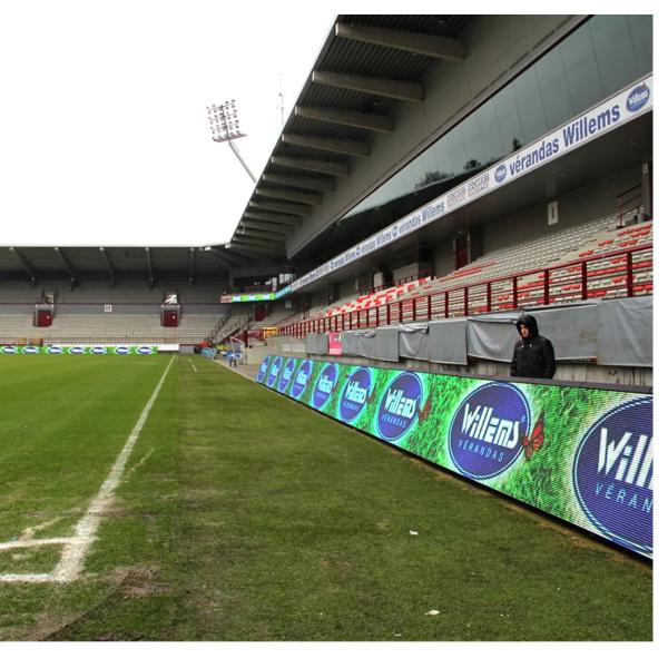 Quality Waterproof Front Rear Service Stadium Perimeter LED Display 110V for sale