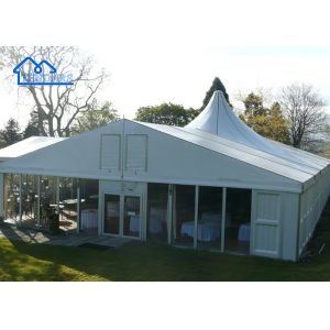 Quality Four Seasons Wedding Marquee Tent Windows Aluminum Material A Frame Event Canopy Structure Design for sale