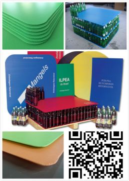 2440x1220mm 3mm 4mm polypropylene corrugated plastic sheet , Flute PP Sheet