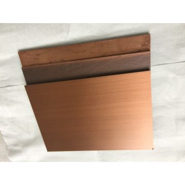 Quality Red Copper Copper Decorative Wall Panels , Insulated Composite Cladding Boards for sale