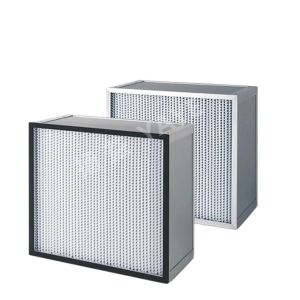 Quality Custom Sized Cleanroom HEPA Filter H13 H14 Deep Pleated Air Filter for sale