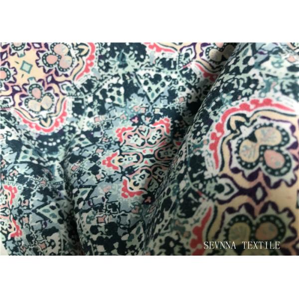 Quality Foil Printing Eco Friendly Swimwear Fabric Sparkling Bling Unifi Repreve for sale