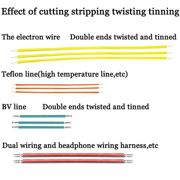 Quality Multi-function Wire Cut Strip Twist Tinning Machine for Cutting Length 8mm for sale