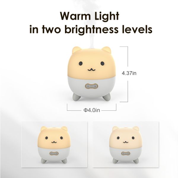 Quality Around 20 Square Meters Coverage USB Cute Essential Oil Diffuser Aromatherapy for sale