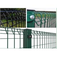 Quality Roll Top 4mm BRC Welded Wire Mesh Fence Square Post for sale