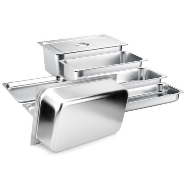 Quality SGS Stainless Steel Gastronorm Containers Five Star Hotel Standard for sale