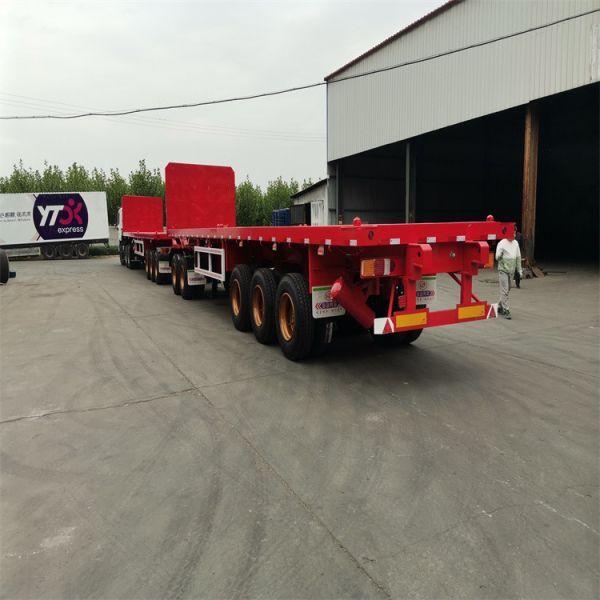 Quality Customizable 20ft 40ft 45ft Transport Container Trailer with Max Payload of 40T for sale