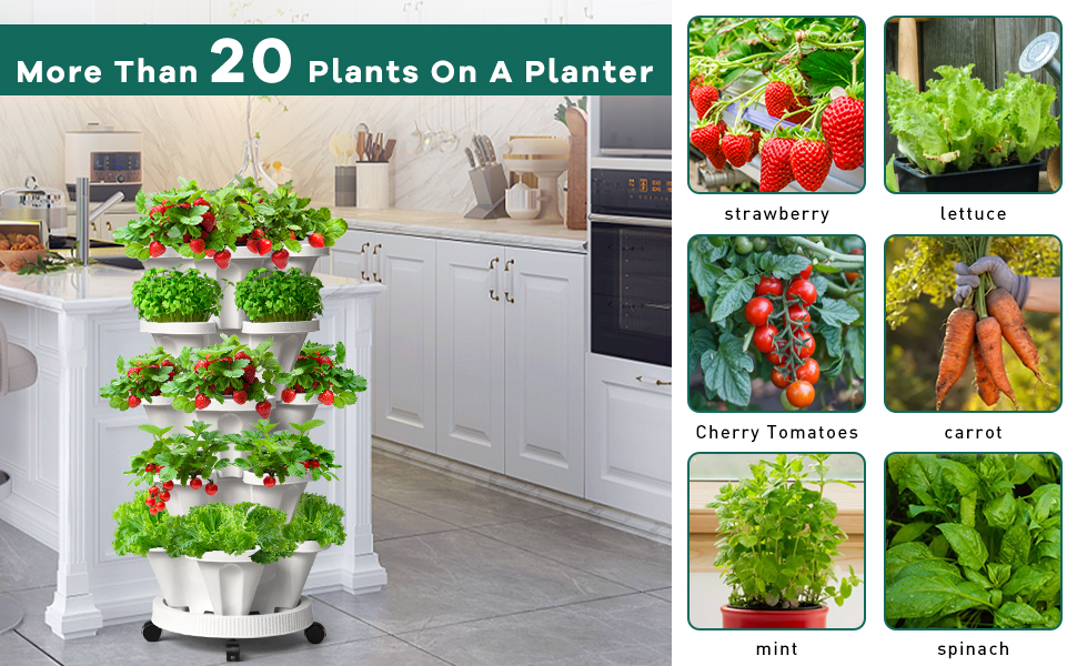 stacked Vertical Planter 