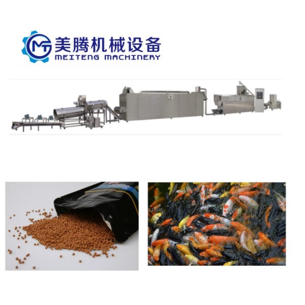 Quality 380V 3PHASE Large Scale Aquatic Fish Feed Processing Line Machine 500kg/H for sale