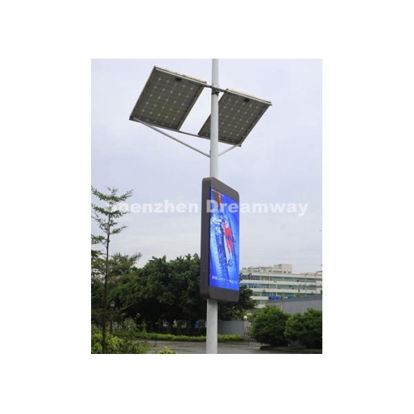 Quality Energy Saving PH 10 Solar Street LED Display with 6,000 nits WIFI Control for sale