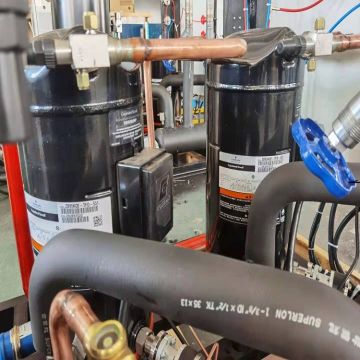 Quality KBVA-130*2L ZFI59KQE Cold room cryogenic unit scroll compressor parallel unit for sale