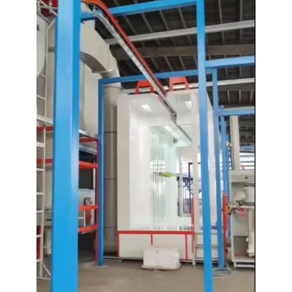 Quality Flexible Fitness Equipment Automatic Powder Spraying Machine With Quick Change Powder Hopper for sale