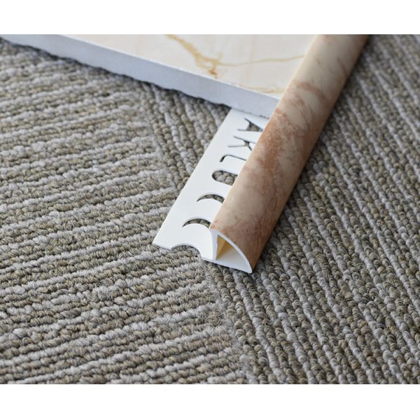 Quality White Aluminium Corner Tile Trim PVC Ceramic Tile Edge Corner Trim for sale