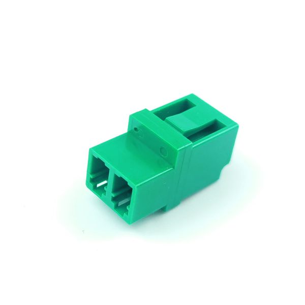 Quality Green Earless Duplex B LC APC Optic Fiber Adapter For FTTH Applications for sale