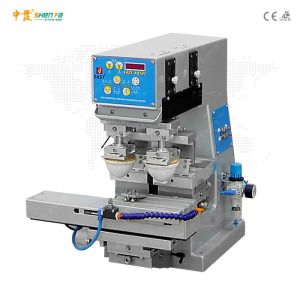 Quality Mini Desktop Two Color Pad Printing Machine for sale