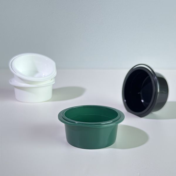 Quality 25ml PP Disposable Cosmetic Cups with Aluminum Foil Lids for sale