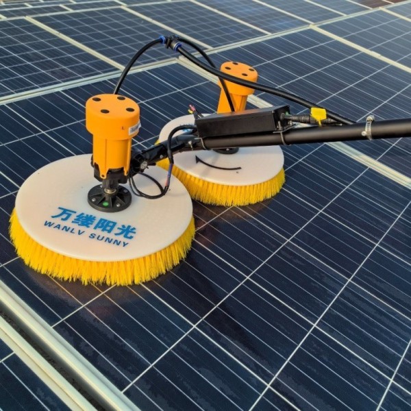 Quality Nylon Bristle Double-Head Rotating Brush for Solar Cleaning Customized Request for sale