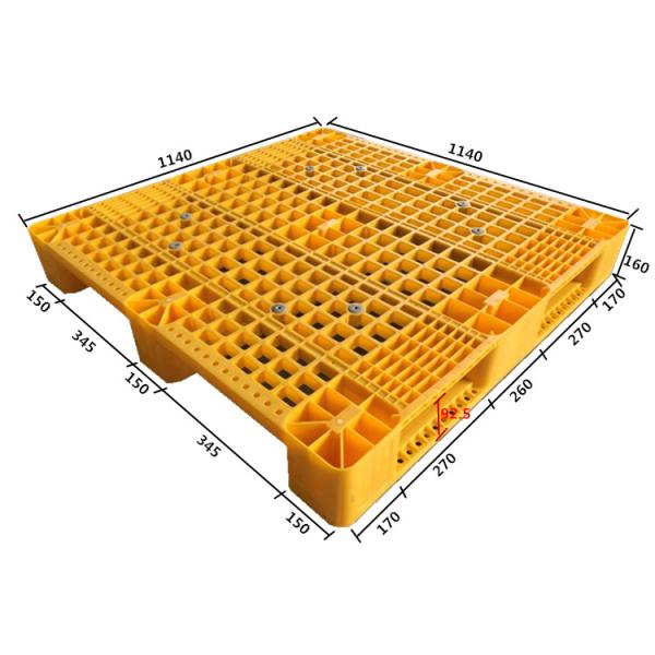 Quality Single Faced Style 1140*1140 Mesh Deck Racking Plastic Pallet for Heavy-Duty for sale