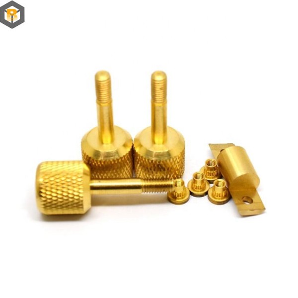 Quality High Precision Custom Alloy Pin Knurled Nut Screw for CNC Lathe Turning Milling Parts for sale