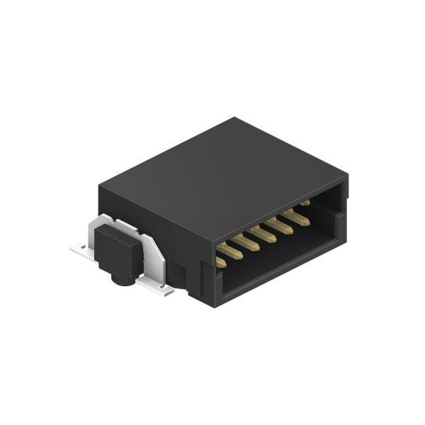Quality 1.27mm Pitch High Speed Board To Board Connector Right Angle 90° SMT Type 10.00mm Length Floating Design for sale