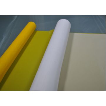 Quality 110T 40 Micron White Polyester Screen Printing Mesh 144 Inch for sale