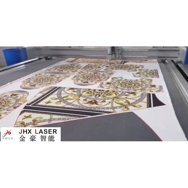 Quality Automatic Knife Cutting Machine Fabric Leather Laser Cutting Machine Vision for sale