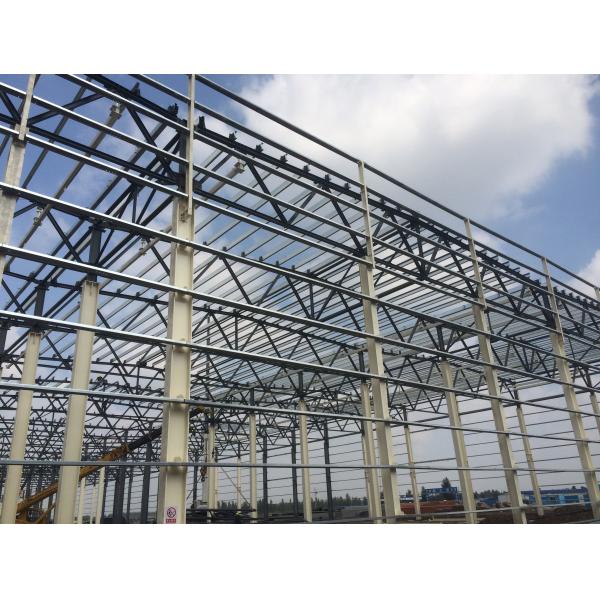 Quality Q235B Steel Structure Building Engineer Metal Storage Warehouse for sale