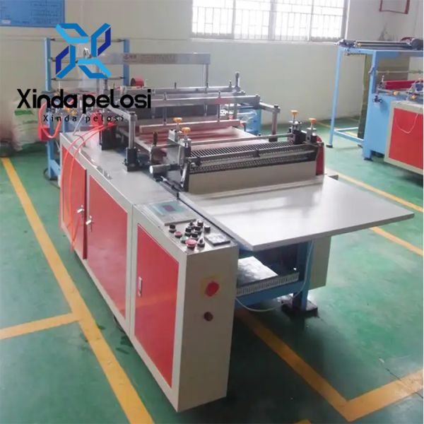 Quality 30-160pcs/Min Auto Button Zipper Bag Machine PE Bag Making Machine 9kw for sale