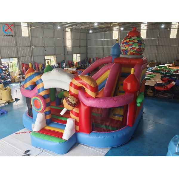 Quality Manufacturer Inflatable Combos Happy Easter Candy Inflatable Bounce House Castle for sale