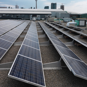 Quality Premium Silver Ballasted Solar Mounting Systems / Flat Roof Solar PV Mounting for sale