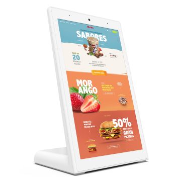 Quality Bank use 8 Inch Desktop Vertical Digital Signage Android 8.1 Quad Core for sale