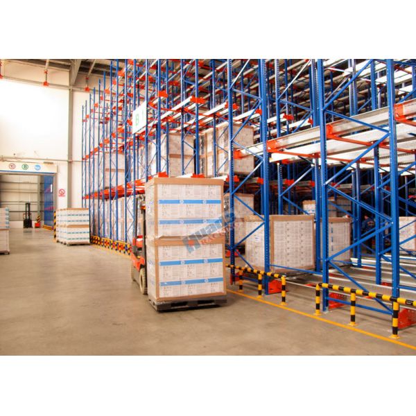 Quality Semi Automated Orange 35-45 M / Min Radio Shuttle Racking For Logistic for sale