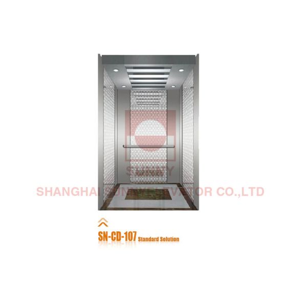 Quality Stainless Steel Panel Elevator Cabin Decoration For Residential Buildings for sale