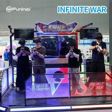 Quality Two Players 9D Virtual Reality Simulator VR Infinite War For Students for sale