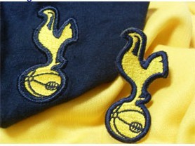 Quality Team Logo Embroidered Sports Patches , Fabric Football Team Badges for sale