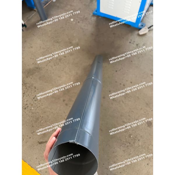 Quality Rain Water Steel Down Pipe Roll Forming Machine 333 for sale
