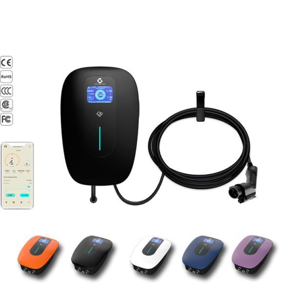 Quality CE Level 2 16A 32A Wallbox Home Charger RFID Card 4.3'' LCD Display for sale