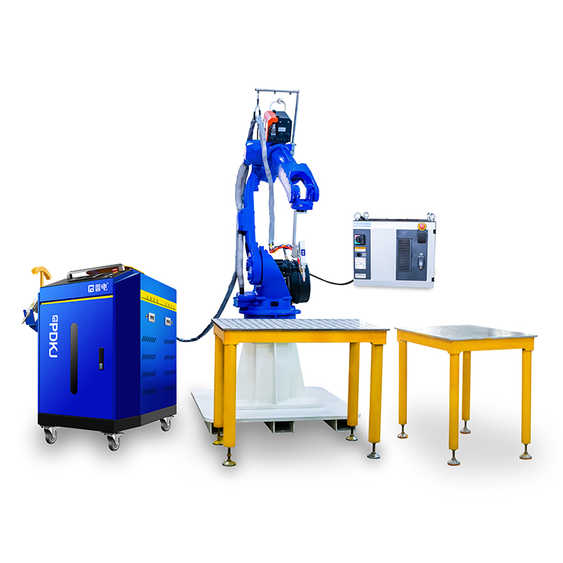 Quality Robot Integrated Fiber Laser Welding Workstation for sale