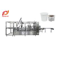 Quality Automatic Biodegradable K Cup Coffee Capsule Filling And Sealing Machine for sale