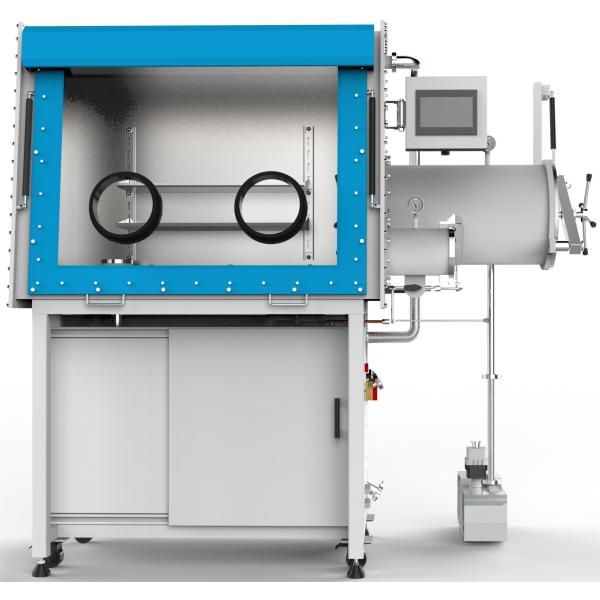 Quality Inert gas glove box ensures water oxygen content ≤0.1ppm and leakage rate ≤ 0.001%vol /h for sale