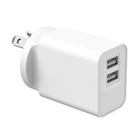 Quality 2 Pack Dual Port 12W Wall USB Charger Block With Foldable Plug Charging Box for sale