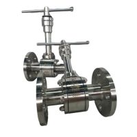 Quality DN100mm Flange Type Cryogenic Ball Valve For LO2 for sale