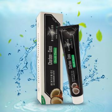 Personalized Organic Peppermint Toothpaste OEM Activated Charcoal Whitening