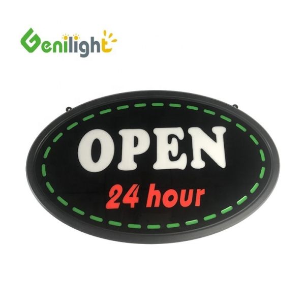 Quality 22*13 Inch LED Neon Sign with 24-Hour Open Letter Customizable and CE RoHS for sale