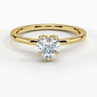 China Secret Halo Diamond Elegant Engagement Ring Features Hidden Halo factory