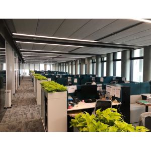 Quality Office Ceiling Fabric Wrapped Acoustic Panel Board Fireproof Noise Reduction for sale