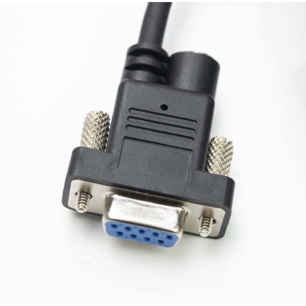 Quality 3M 9FT Rs232 Cable To Rj45 To Serial Cable Coiled For Barcode Scanner for sale