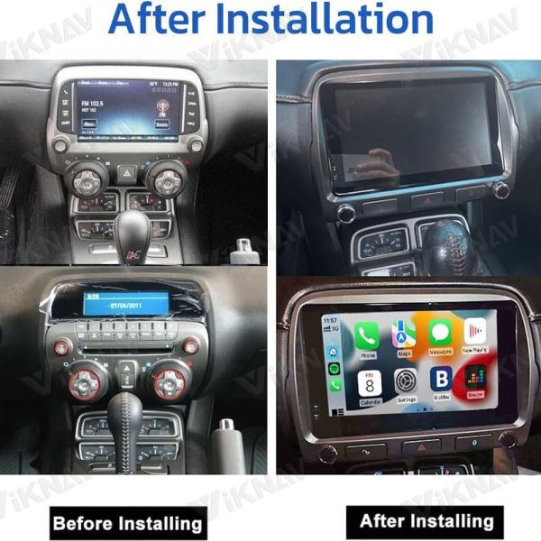 Quality VIKNAV For Chevrolet 2010 2013 -2015 Android Camaro Touch Screen Radio Carplay for sale